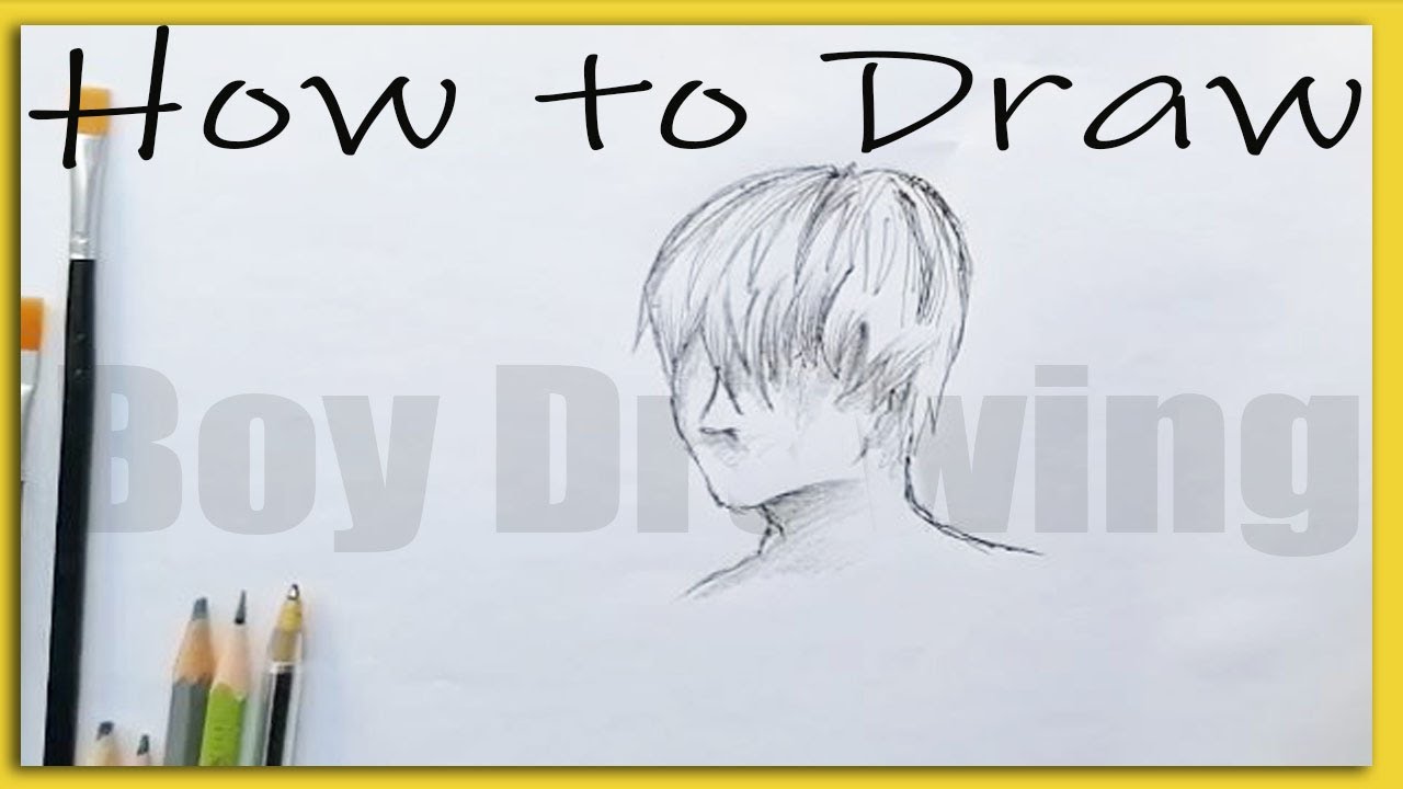 How to Draw! Boy Hair!-- - YouTube