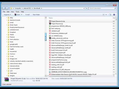 Downloading unpacking project files - YouTube