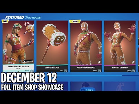 Fortnite item shop new ginger renegade raider December 12th 2020 ...