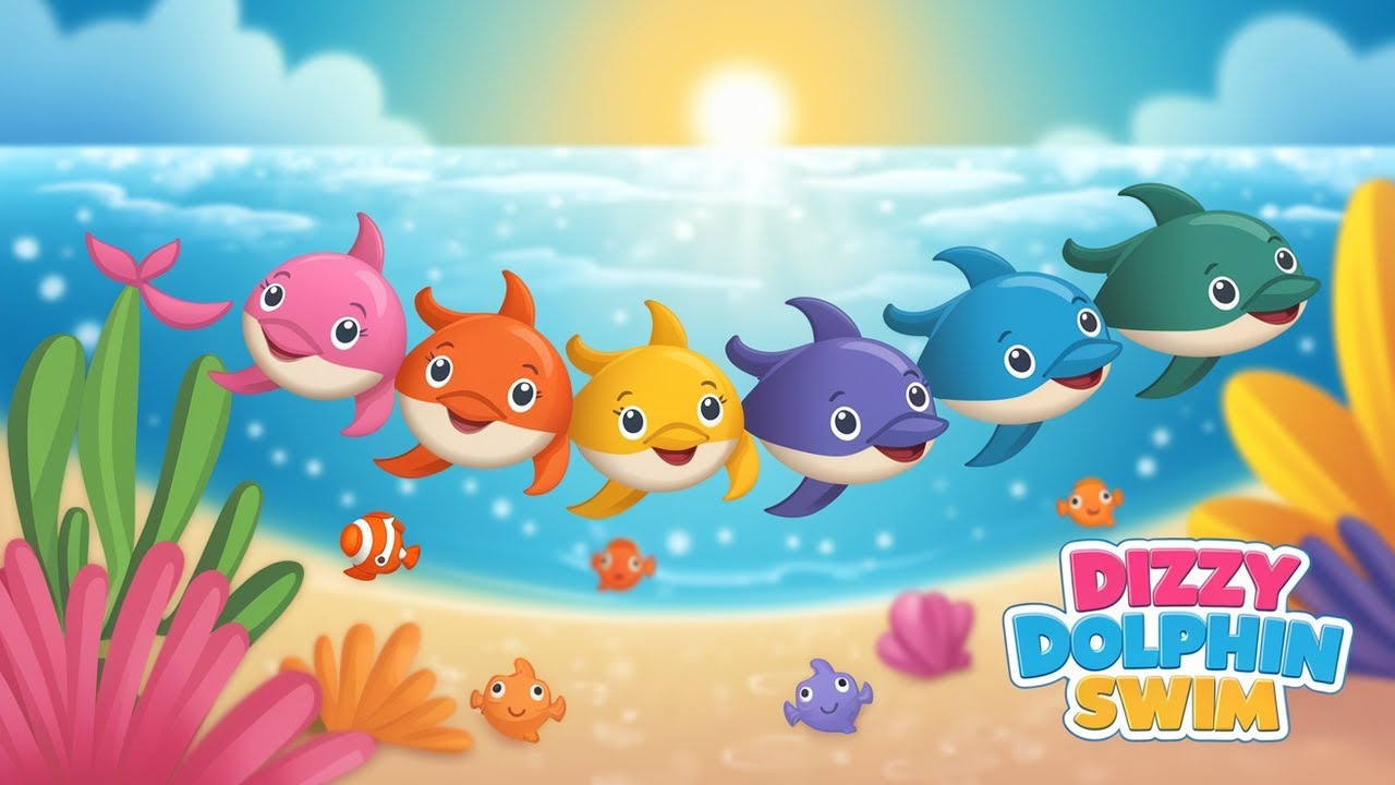 Dizzy Dolphin's Swim ┃Fun Rhymes ┃ Best Kids Songs for Babies┃ Fun Animal Song - YouTube
