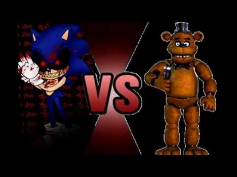 Sonic.exe Vs Freddy Fazbear - YouTube