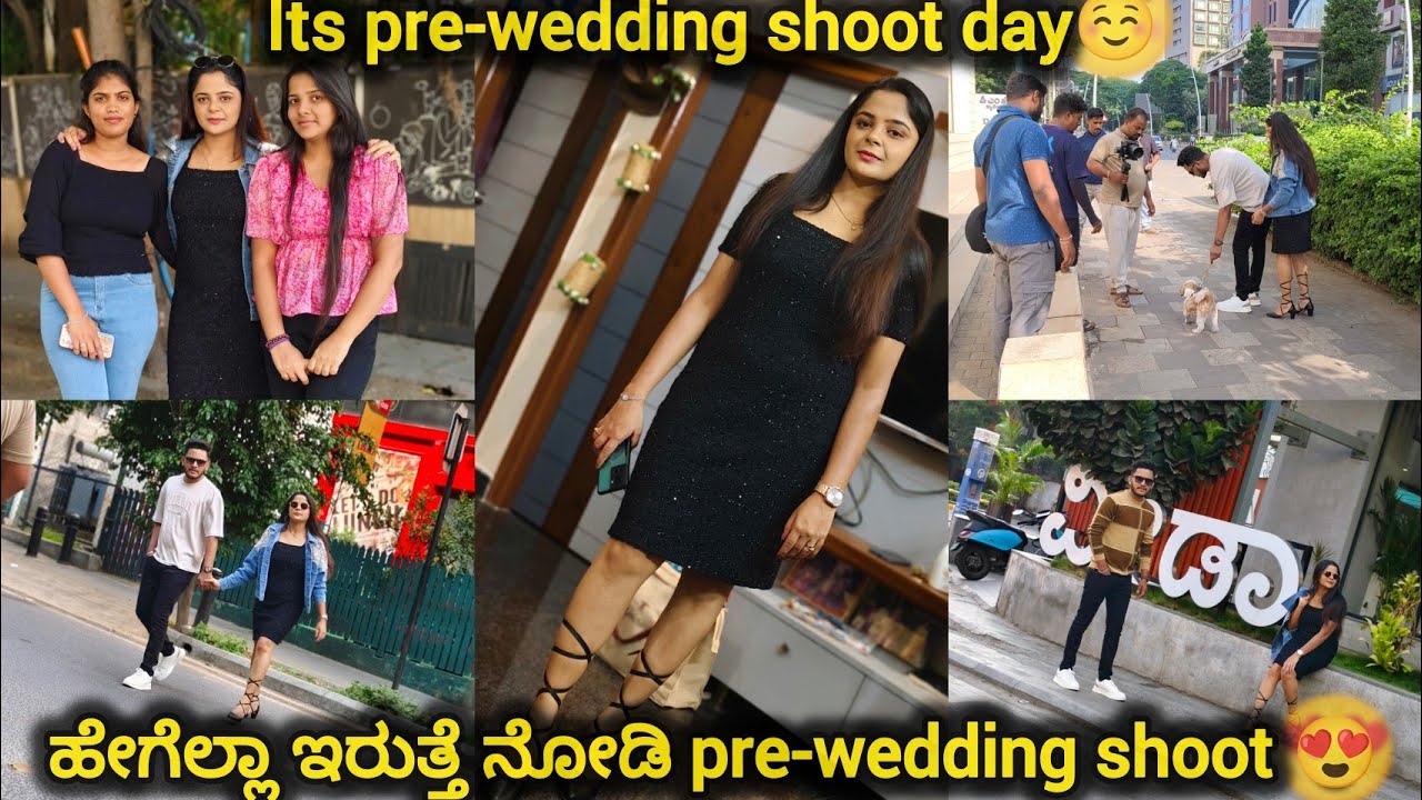 It's pre-wedding shoot day😍ll ಹೇಗೆಲ್ಲಾ ಇರುತ್ತೆ ನೋಡಿ pre-wedding shoot 🤗 ...