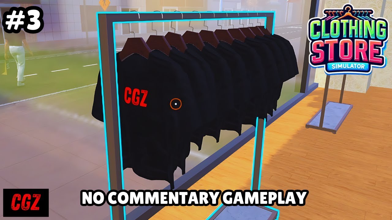 Selling Our Custom T-Shirts in Clothing Store Simulator EP3 (No ...