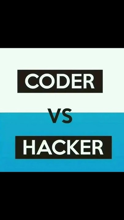 WHO is the Real Master of Code Hacker Or Coder ? #feedshorts #coding #javascriptdev # ...