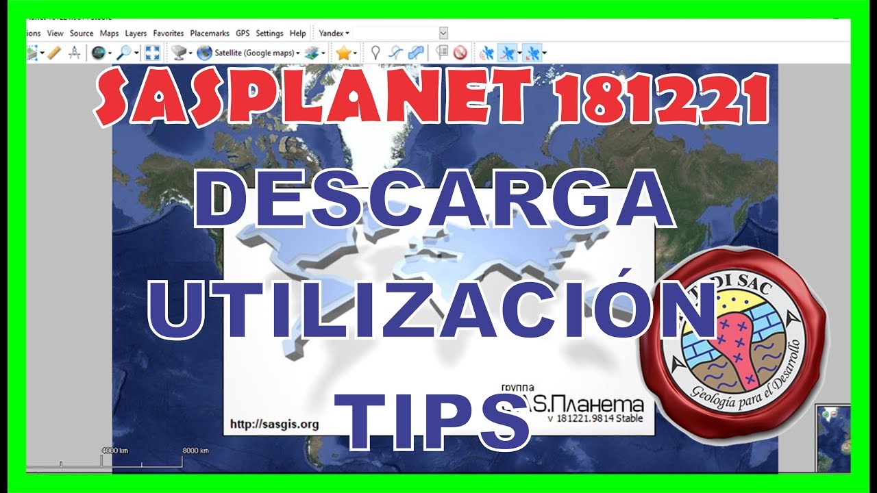 SASPLANET V181221 - Descarga, utilización y tips - YouTube
