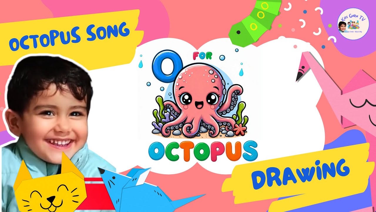 🐙 O is for Octopus Song | ABC Songs for Kids | Learn with Nursery ...