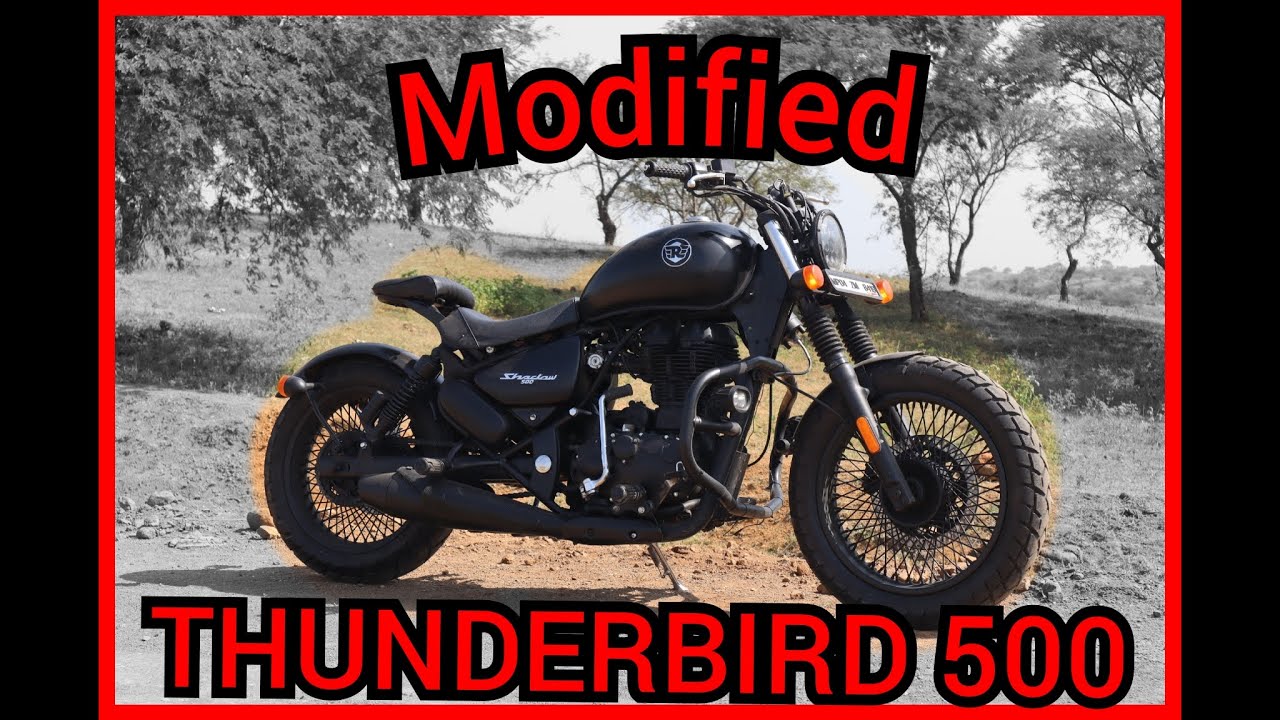 Royal Enfield THUNDERBIRD 500 modified | ROYAL ENFIELD | SHORT VIDEOS ...