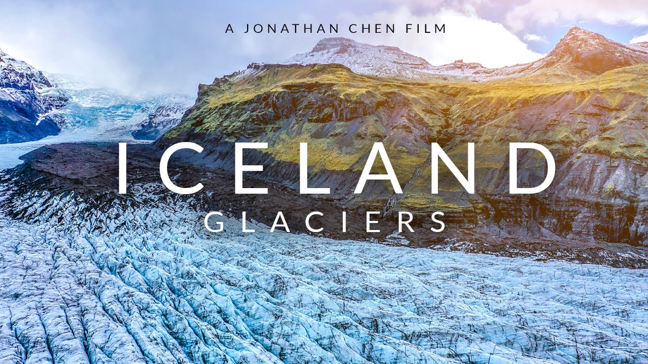 Iceland Glaciers and Ice world from above - Drone 4K (Interstellar ...