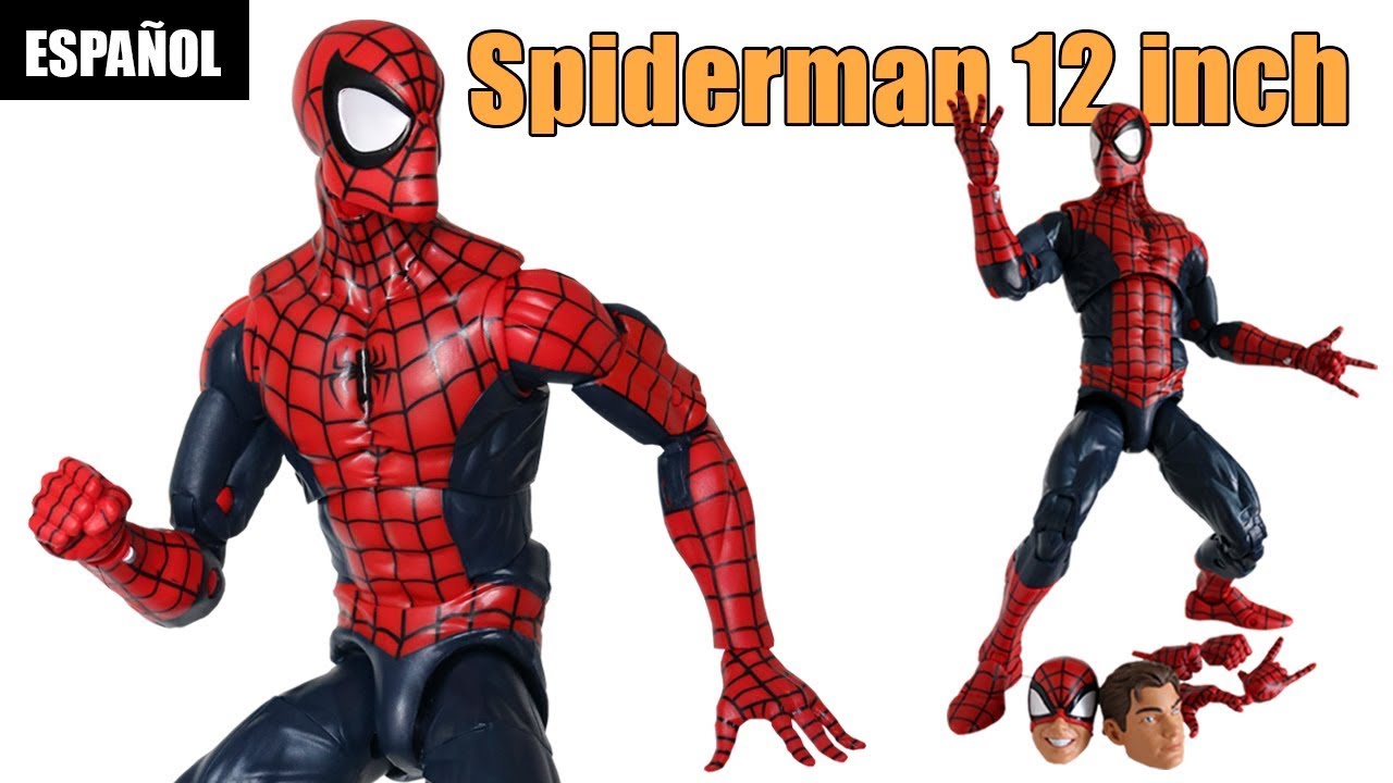 Marvel Legends Spiderman 12 inch series | Unboxing y Review en ESPAÑOL ...