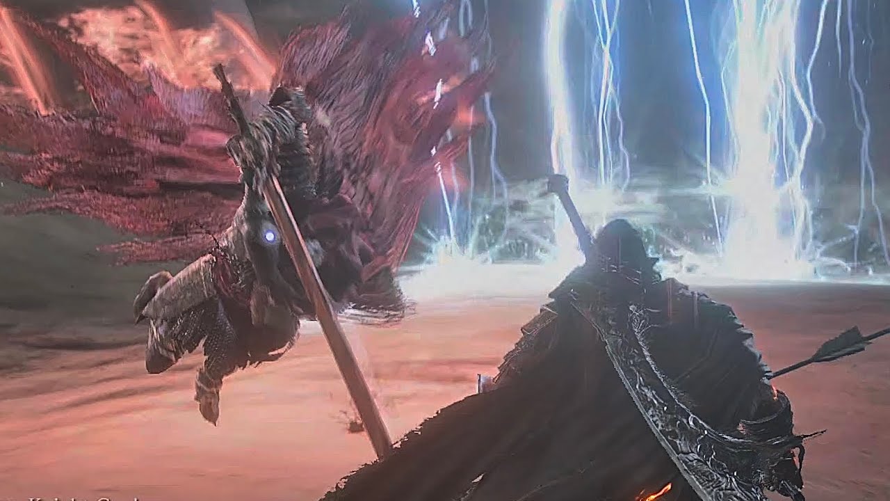 DARK SOULS III - Slave Knight Gael Boss Fight - YouTube