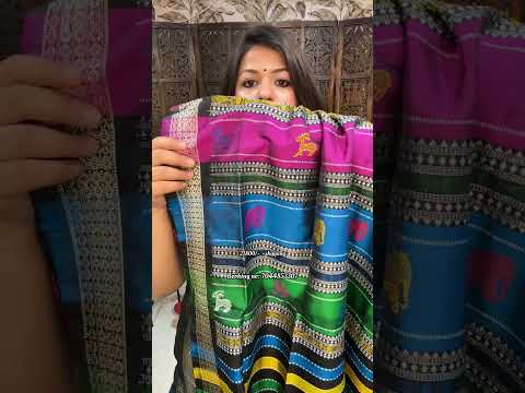 Exclusive Double Palla Berhampuri Silk Saree | Traditional Silk Collection | Nandita Nandini