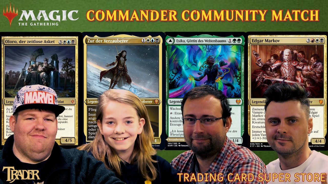 MTG Commander Gameplay 129 | Magic the Gathering deutsch | Trader Event ...
