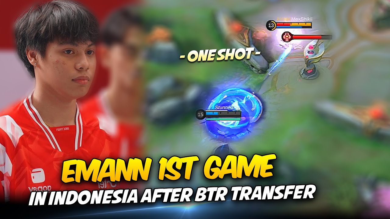 EMANN FIRST LIVE TOURNAMENT MATCH in INDONESIA, AFTER TRANSFERRING TO ...