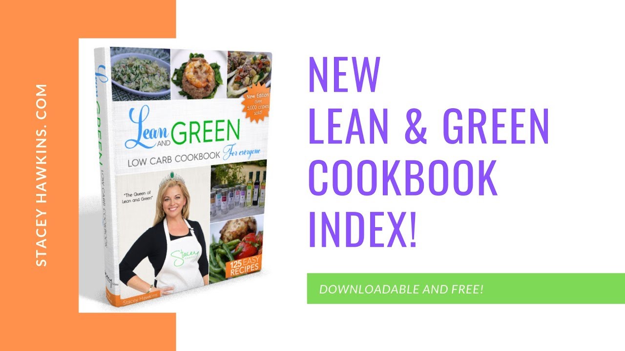 Optavia Lean and Green Cookbook- New Index - YouTube