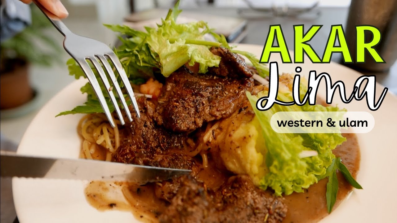 Beef Tenderloin with Ulam at Akar Lima, Kulim - YouTube