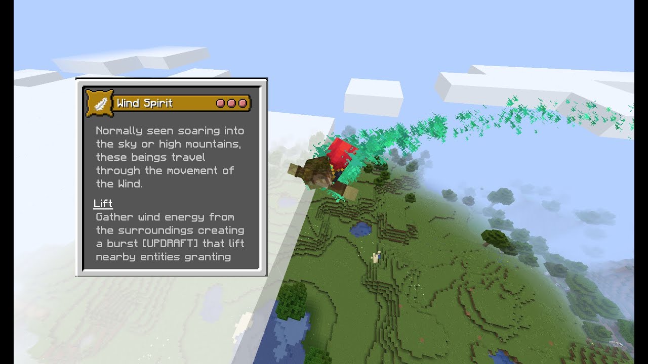 Minecraft Origins Mod: Wind Spirit (Custom Origins) - YouTube