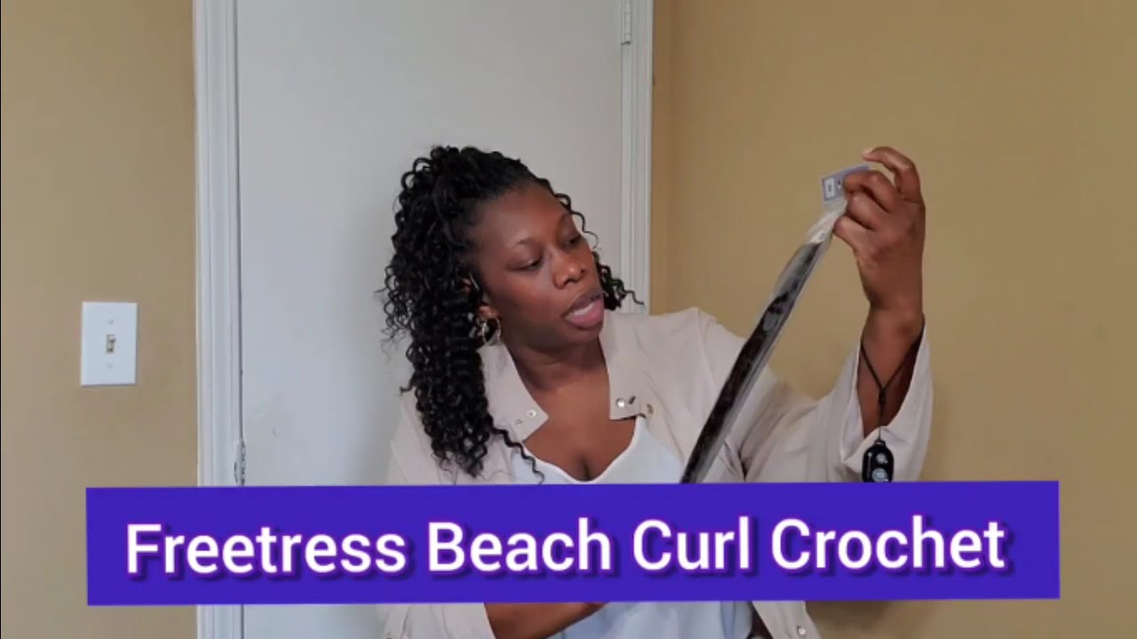 Freetress Beach Curl Crochet - Different Braiding Pattern - YouTube