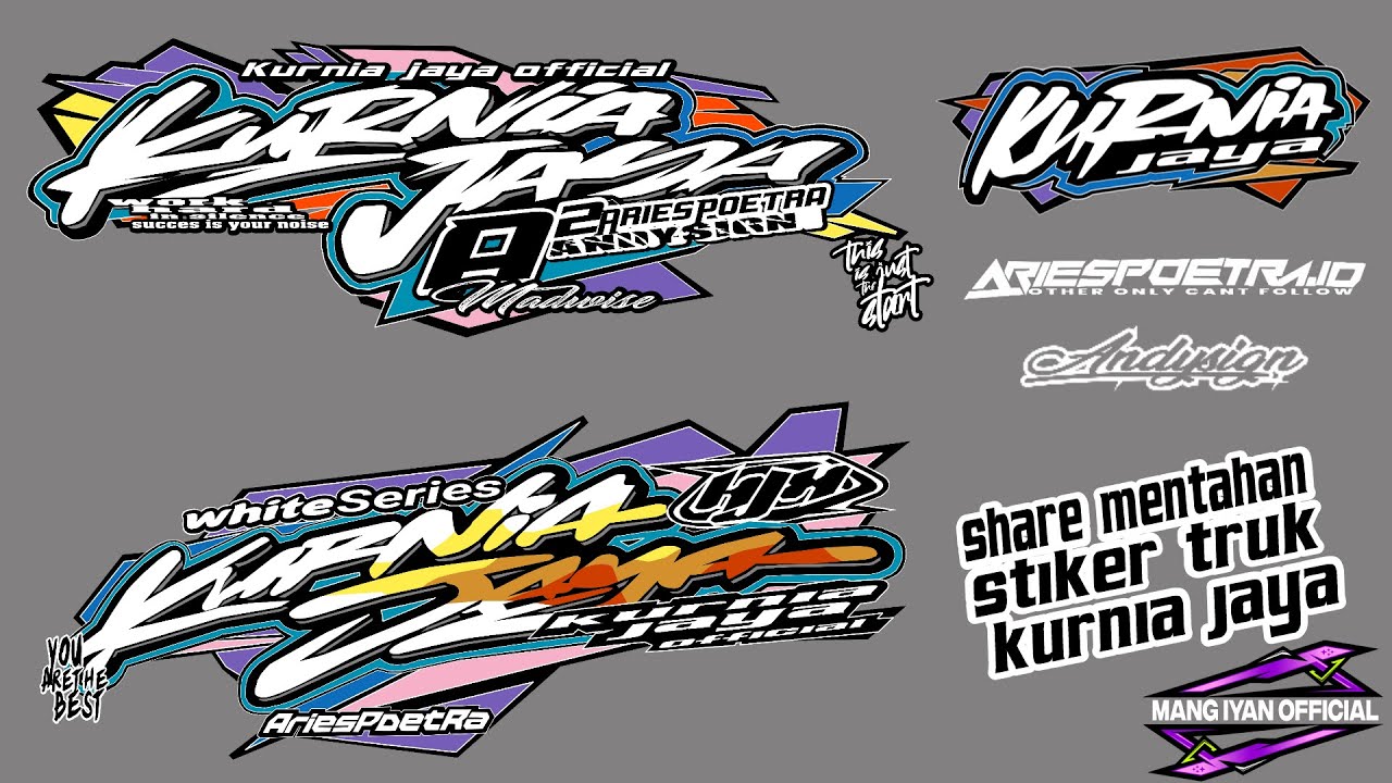SHARE MENTAHAN STIKER TRUK KURNIA JAYA PREE PPL TERBARU (KAROSERI ...