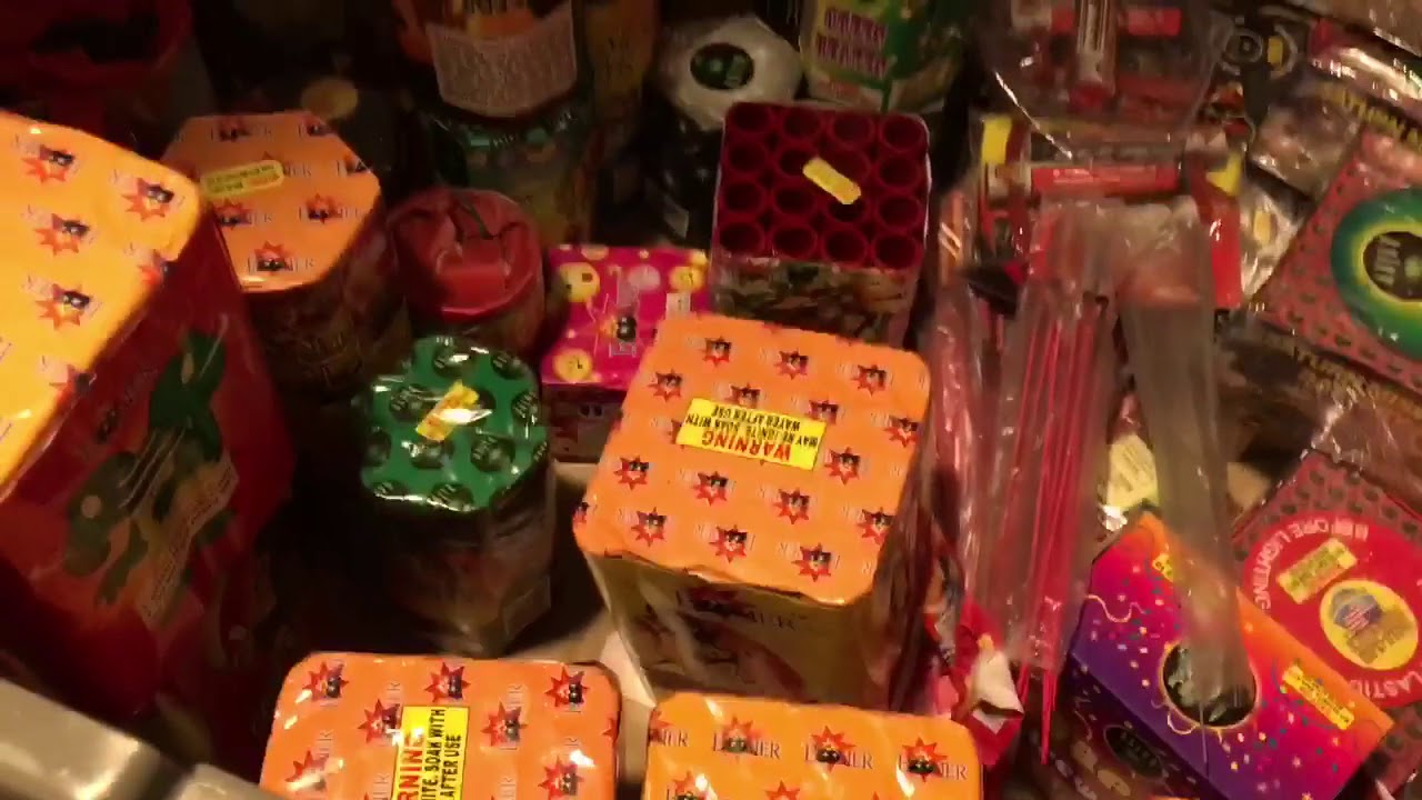Huge Fireworks Stash Part 3 - YouTube