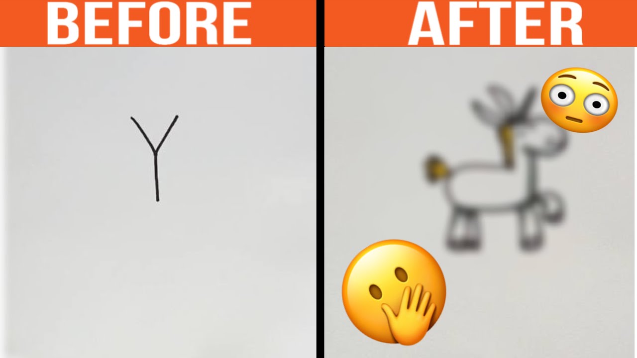 HOW TO DRAW UNICORN FROM LETTER Y | STEP BY STEP DRAWING | DRAWING FOR ...