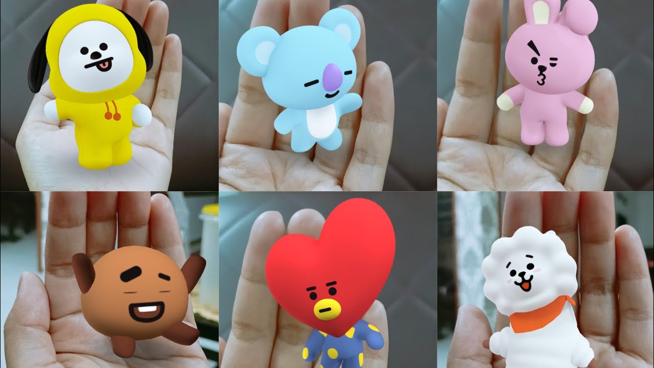 Amazing BT21 Dancing in My Hand - YouTube