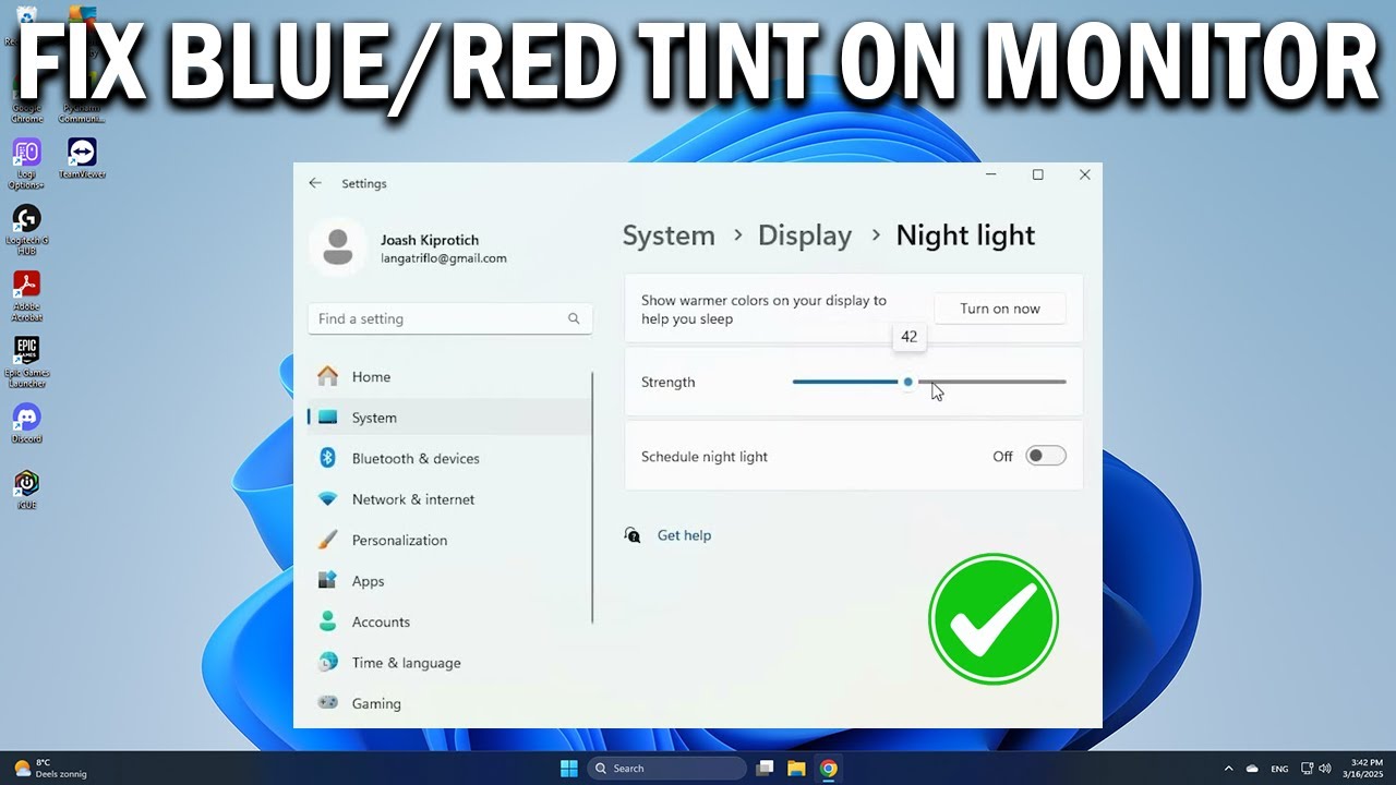 How To Fix Blue or Red Tint on Monitor in Windows 11 or 10 - Easy Fix ...