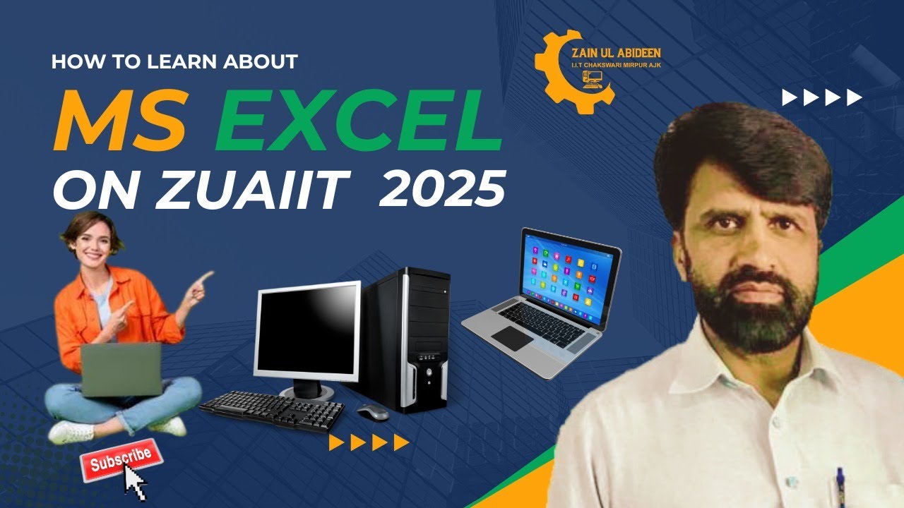 MS Excel Result Sheet Part-1 by ZUAIIT 2025 - YouTube