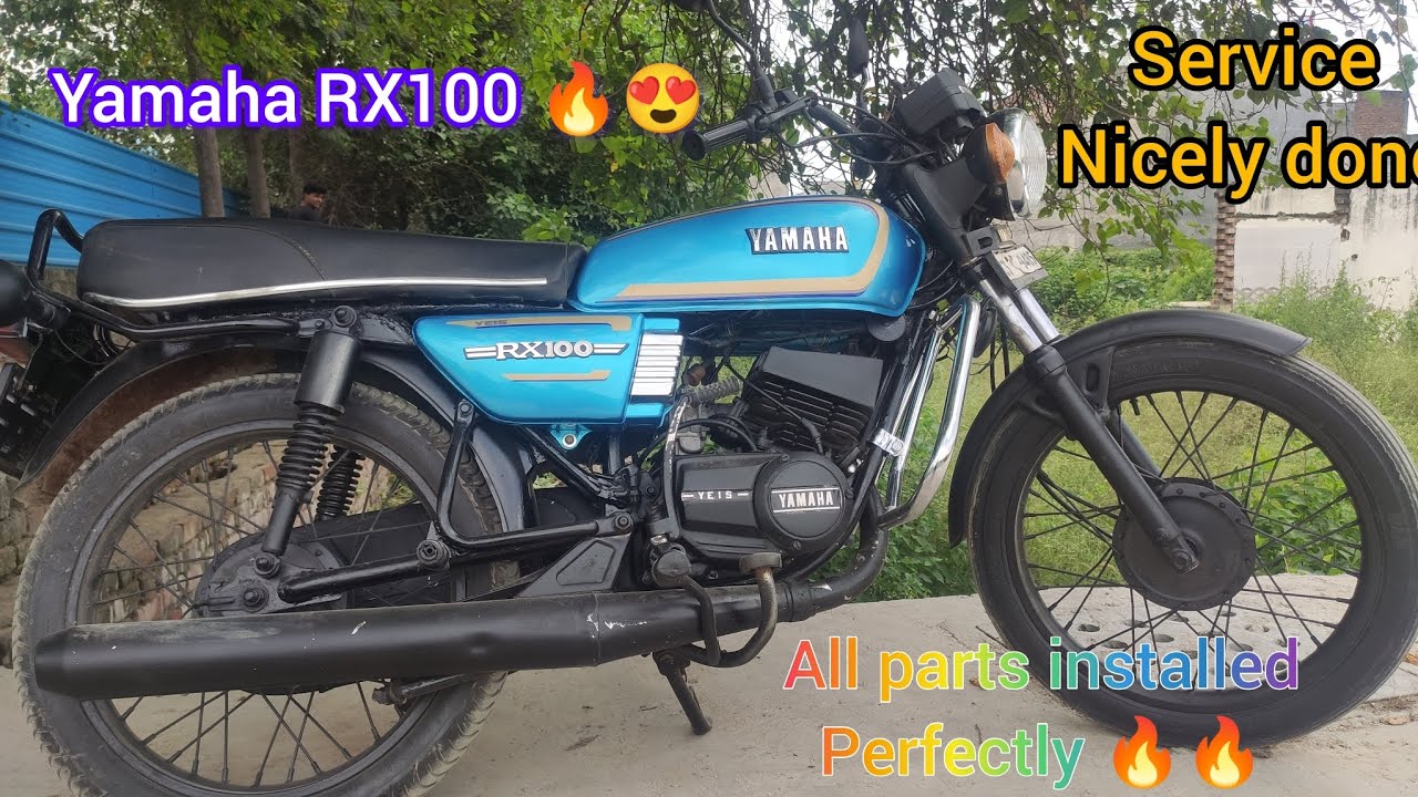 ALL PARTS INSTALLED PERFECTLY 🔥|SERVICE NICELY DONE 👍|YAMAHA RX100|# ...