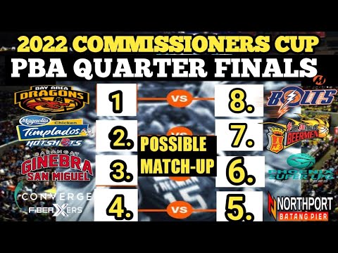 PBA UPDATES: PBA Quarterfinals Possible Match-ups|PBA Standings today ...