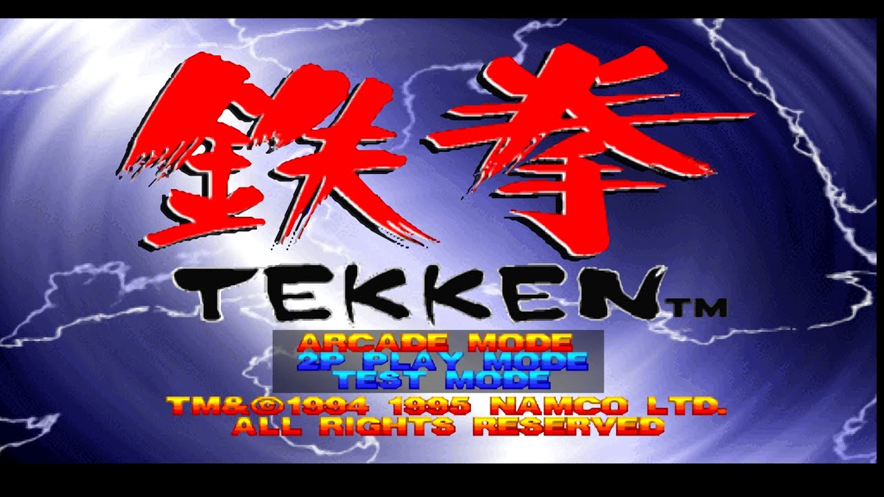 Tekken 1 PS1 100% Playthrough - YouTube