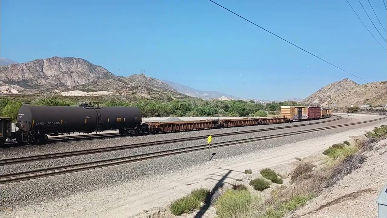 Union Pacific Manifest making its way up the Cajon Pass. #thatcurveguy #cajonpass #unionpacific ...