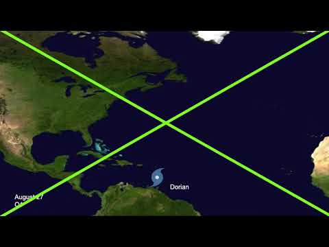 2019 Hurricane Season Animation On Google Slides(Working on it) - YouTube