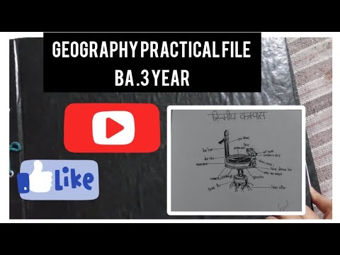 BA.3rd GEOGRAPHY PRACTICAL FILE ||BA final year geography practical ...