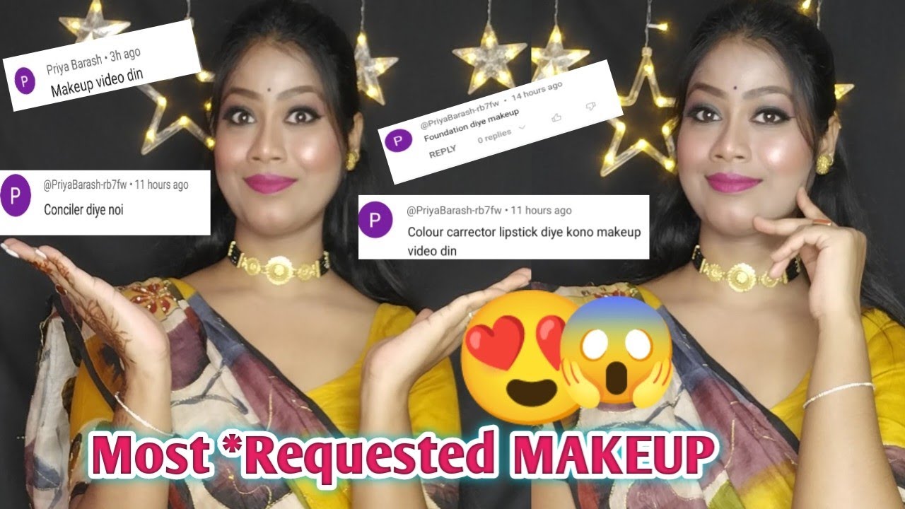 Most *Requested MAKEUP Tutorial 😍 || Step by Step Easy MAKEUP 🌸 ...