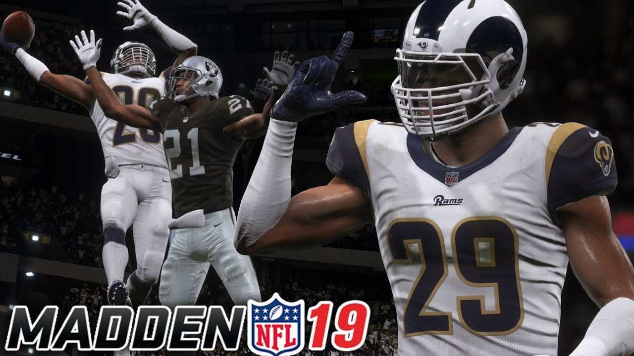 NFL Debut! One Hand Catch Over Defender! [Madden 19 Career Mode #1 ...