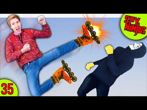 CWC vs HACKERS in Real Life SKATE NINJA BATTLE Royale - Spy Ninjas #35