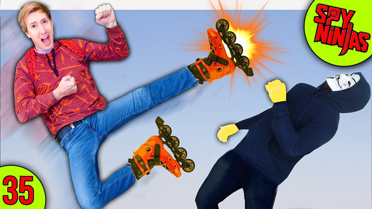 CWC vs HACKERS in Real Life SKATE NINJA BATTLE Royale - Spy Ninjas #35 ...