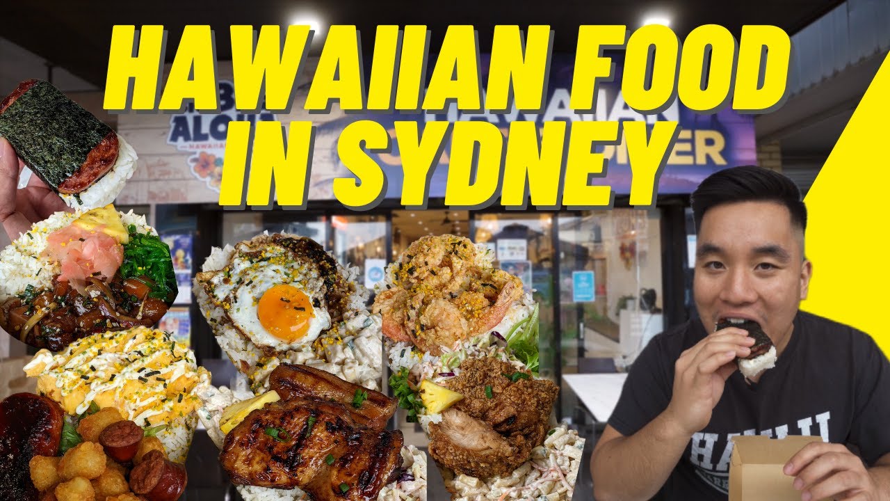 Trying HAWAIIAN FOOD WHOLE MENU in Sydney! Big Aloha St Marys / food ...