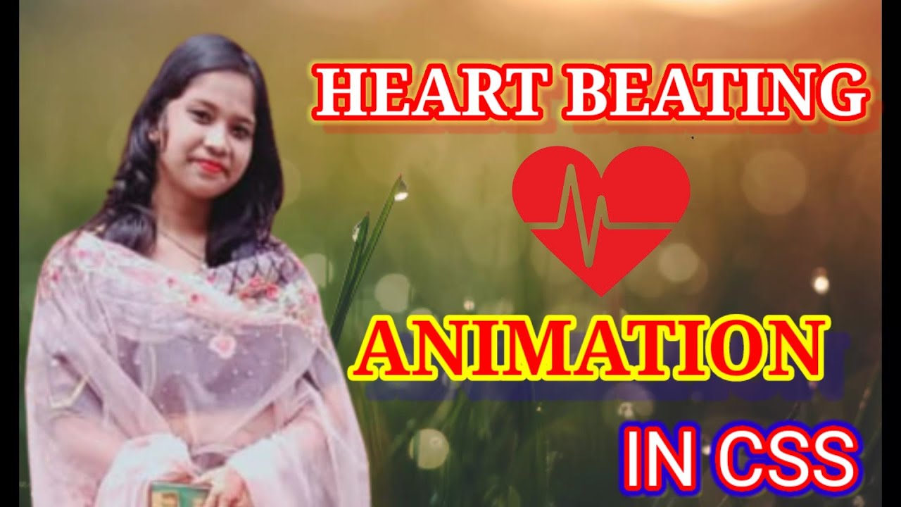 Heart Beat Animation In Cssjunnukitech Youtube