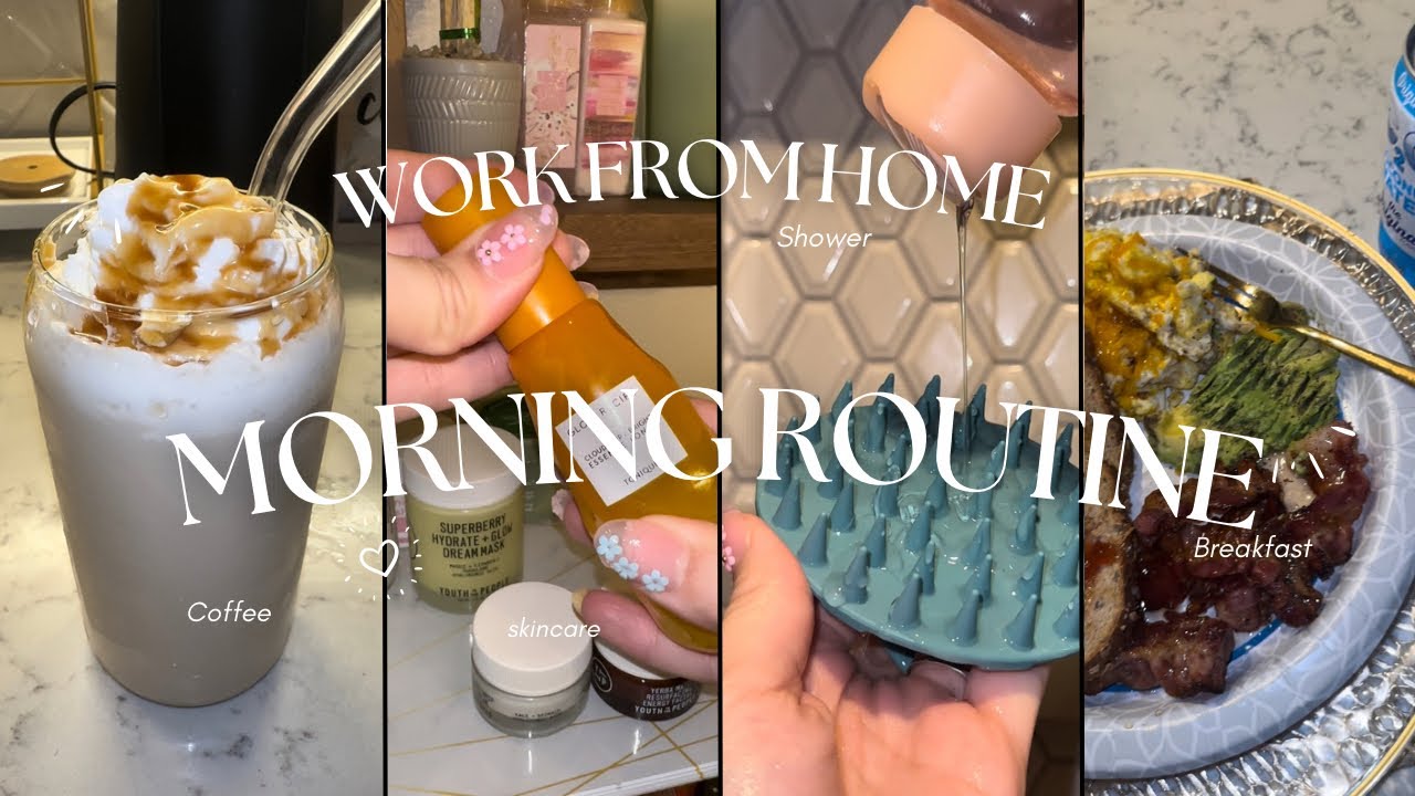 Work from home morning routine😍🤍 - YouTube