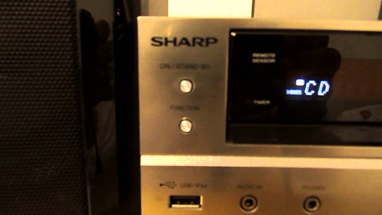 Sistemul audio HIFI SHARP XL HF 401 la teste - YouTube