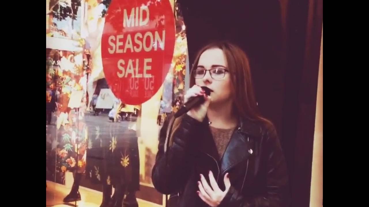 Jess Sutton busking in Swansea - YouTube