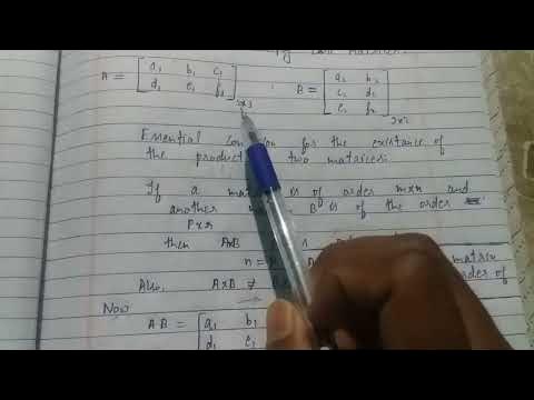Learn how to multiply two matrices easily /mathematics/ - YouTube