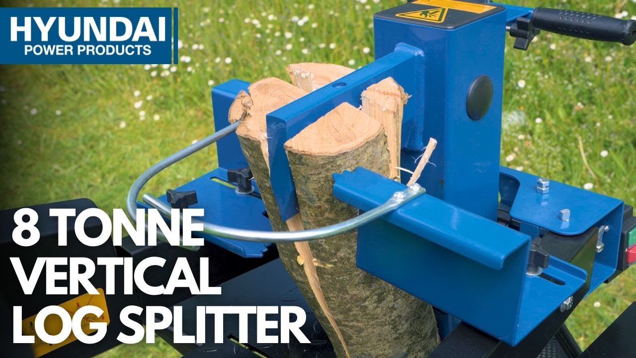 The 8 Tonne Vertical Electric Log Splitter That Makes Light Work of ...