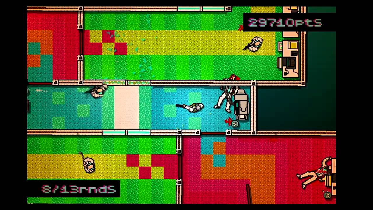 Hotline Miami Playthrough : Deadline [12th Level] - YouTube