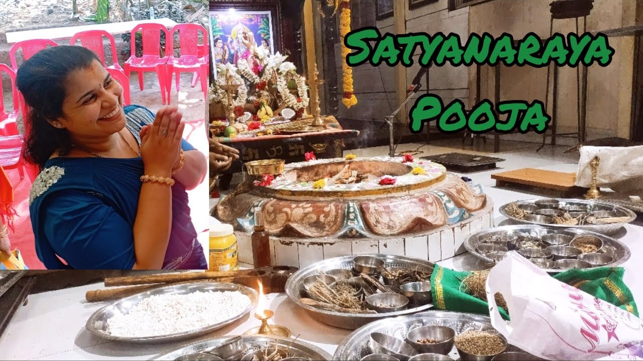 Satyanaraya pooja in sai mandir|| Blessed||Pournami pooja ...