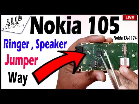 Nokia 105 Ringer ,Speaking Jumper 👍 Solution. Nokia TA-1174 Ringer ...