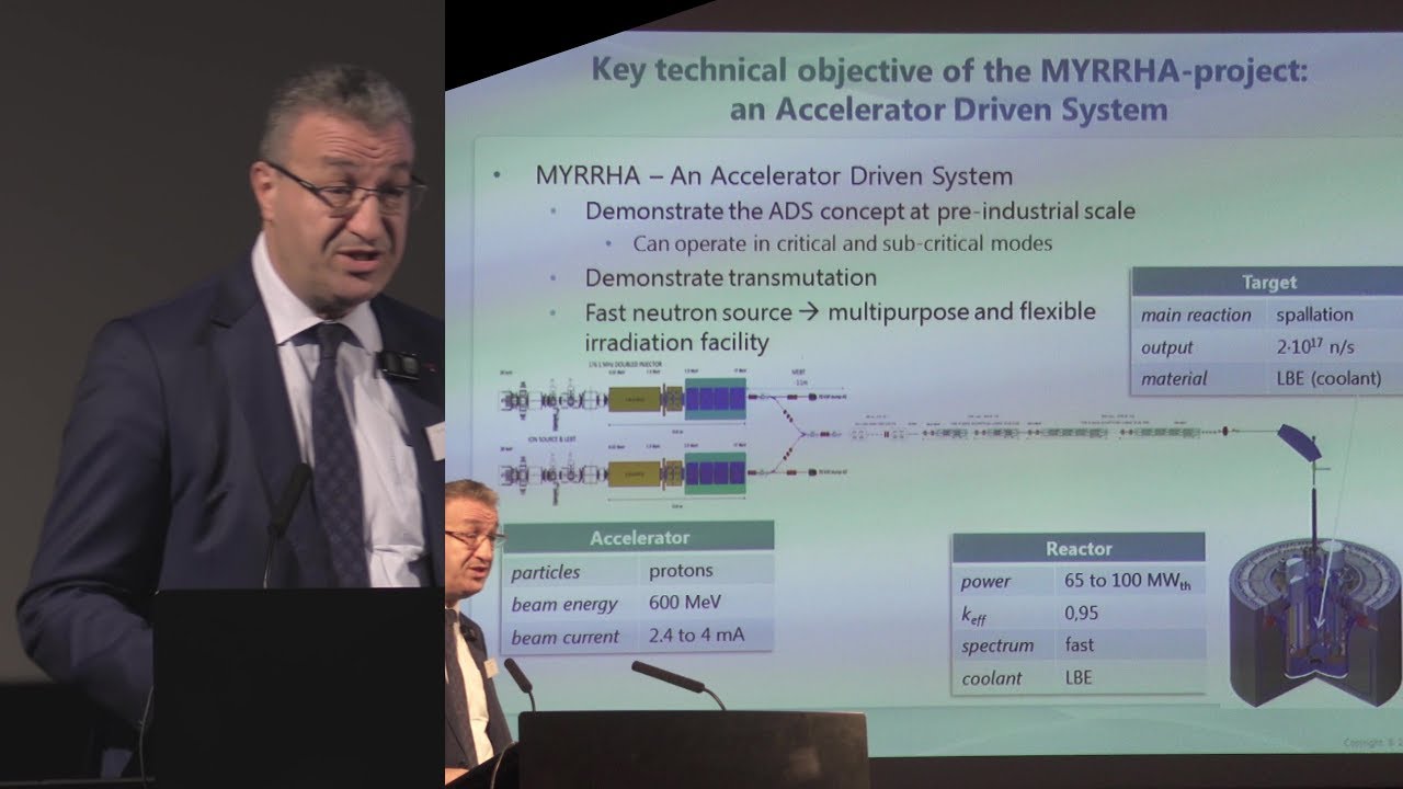 Hamid Abderrahim of MYRRHA - New Research Infrastructure in Belgium ...