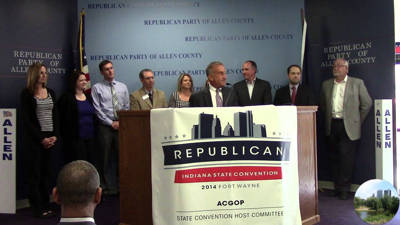 2014/04/21: 2014 Republican Indiana State Convention, 1 - YouTube