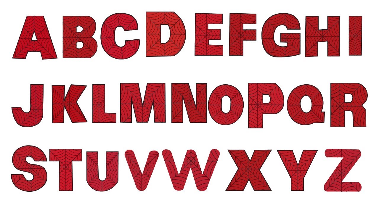 Spiderman ABC Song | Kids Learn Alphabet with Spiderman Cartoon - YouTube